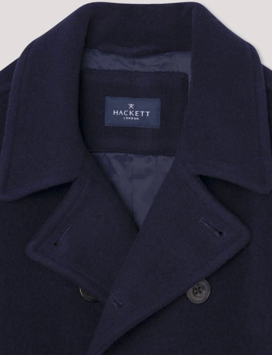 Hackett Boys Wool Peacoat Navy – Lanigan & Hulme