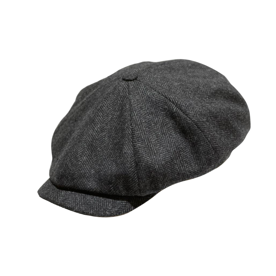 Laird Hatters Shelby Bakerboy Cap Charcoal – Lanigan & Hulme